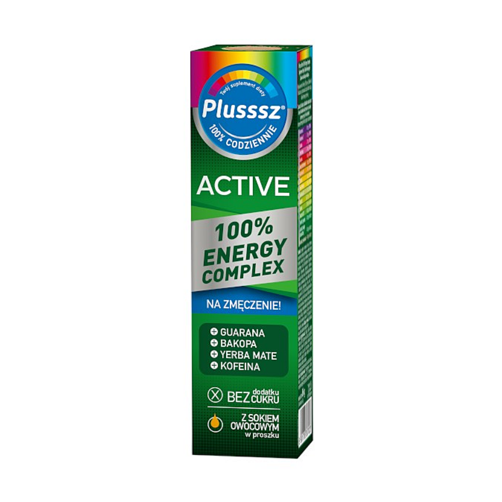 Plusssz Active Energy Complex 80g (20 Tablets) - Zimgi Cosmetics