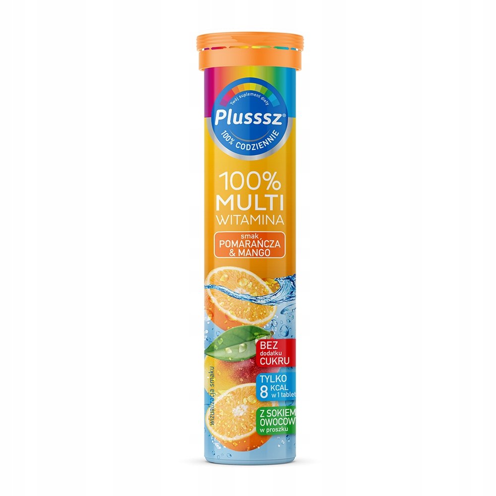 Plusssz Multivitamin Orange (20 Tablets) - Zimgi Cosmetics