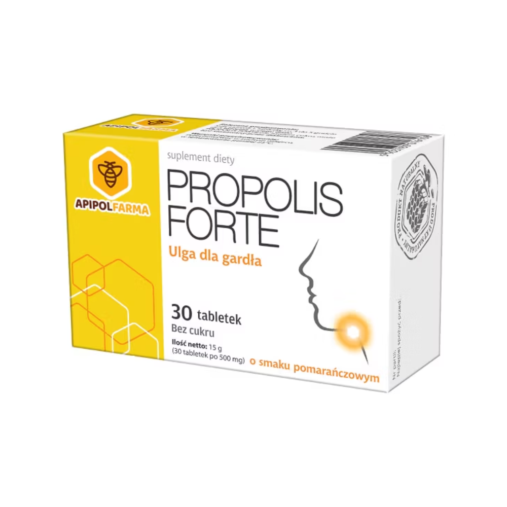 Propolis Forte, Orange Flavor (30 Tablets) - Zimgi Cosmetics