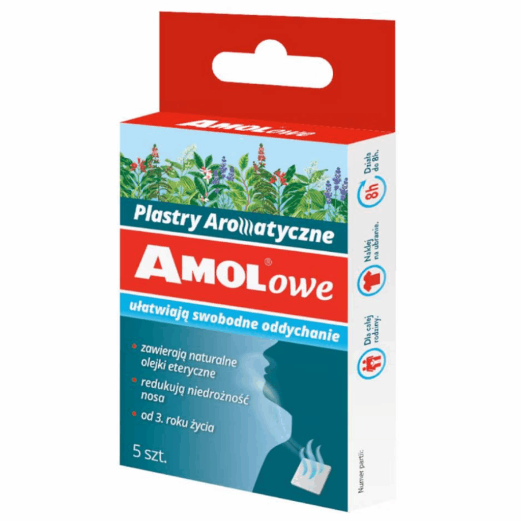Amol Aromatic Patches – 5 pcs | Natural Essential Oil Inhalation for ...